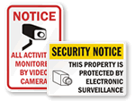Security Patrol Signs - No Trespassing Patrol on Duty