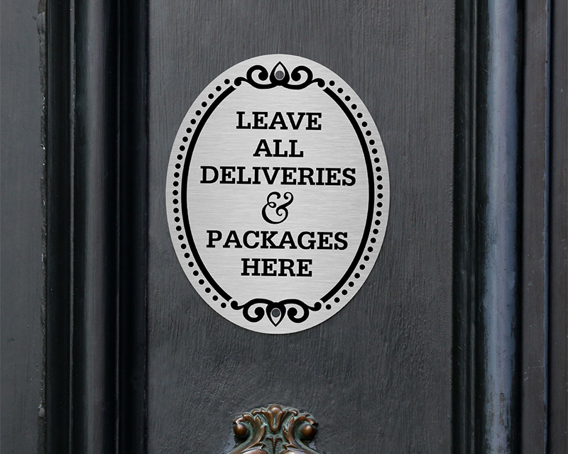 Package Delivery Signs | Leave Package Signs