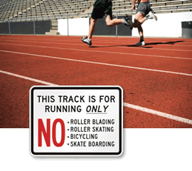 Track and Field Signs - Best Prices