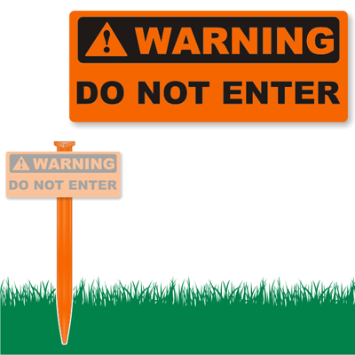 Warning Do Not Enter Sign