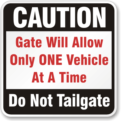 Gate Warning Signs & Automatic Gate Signs: Prevent Accidents