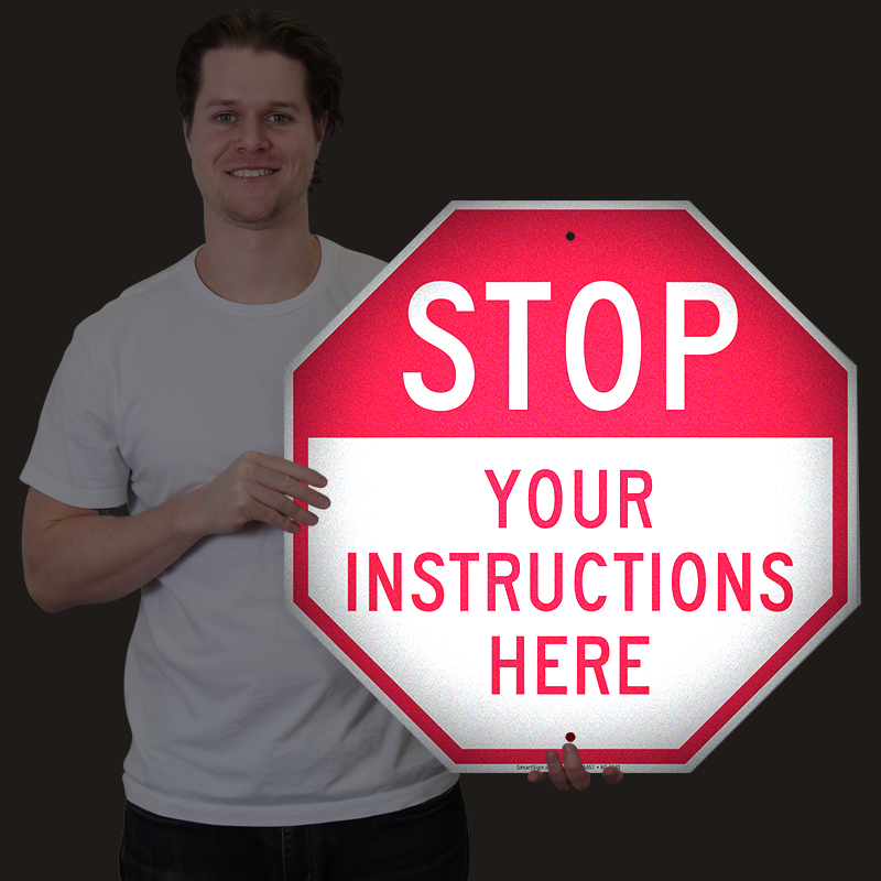 STOP - Restricted Area Signs