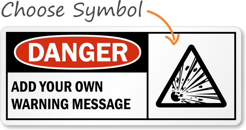 Machine Shop Safety Signs Danger