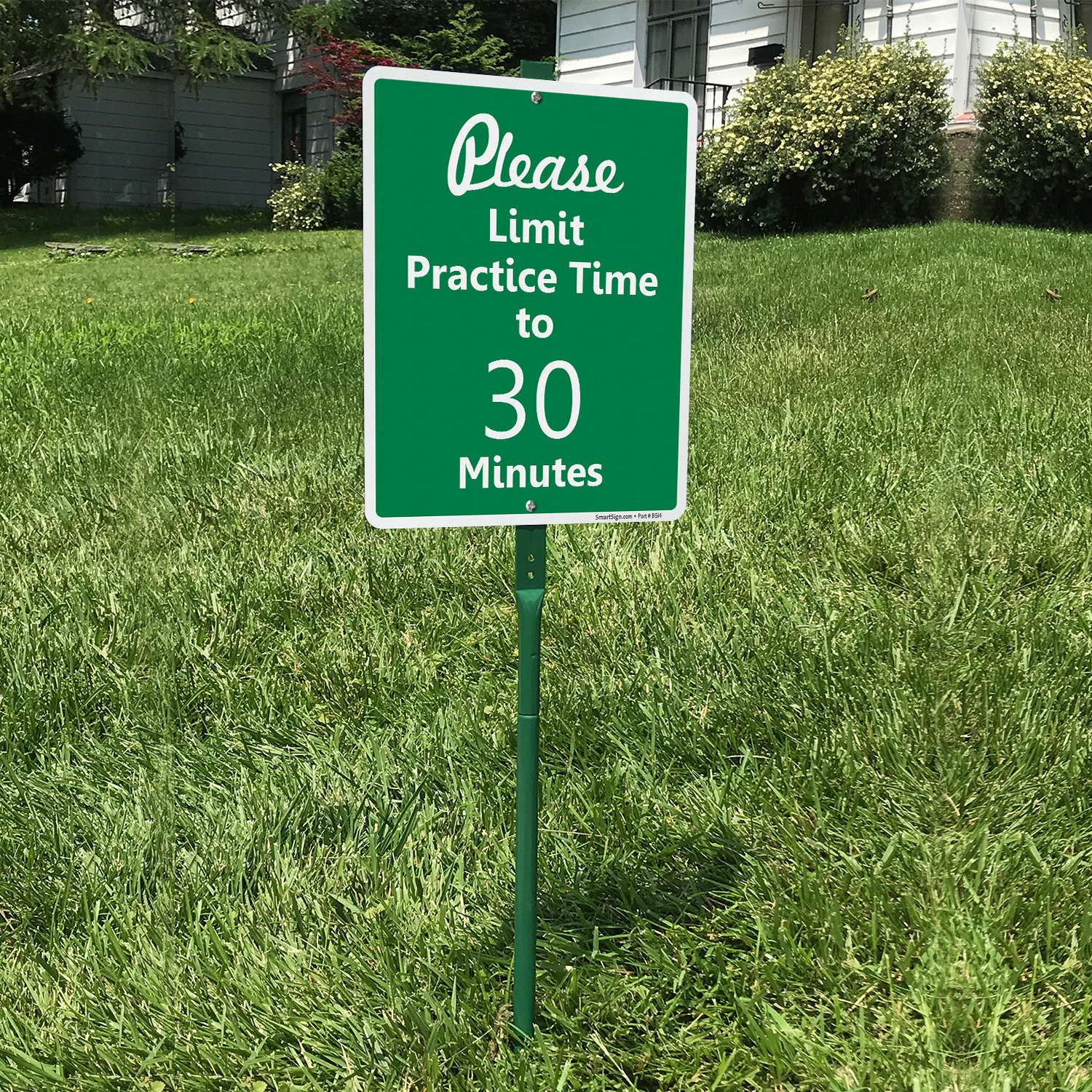 Please Limit Practice Time to 30 Minutes Sign, SKU: K-9442