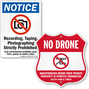 Smile You're on Camera Signs - Video Surveillance Signs - Security Signs